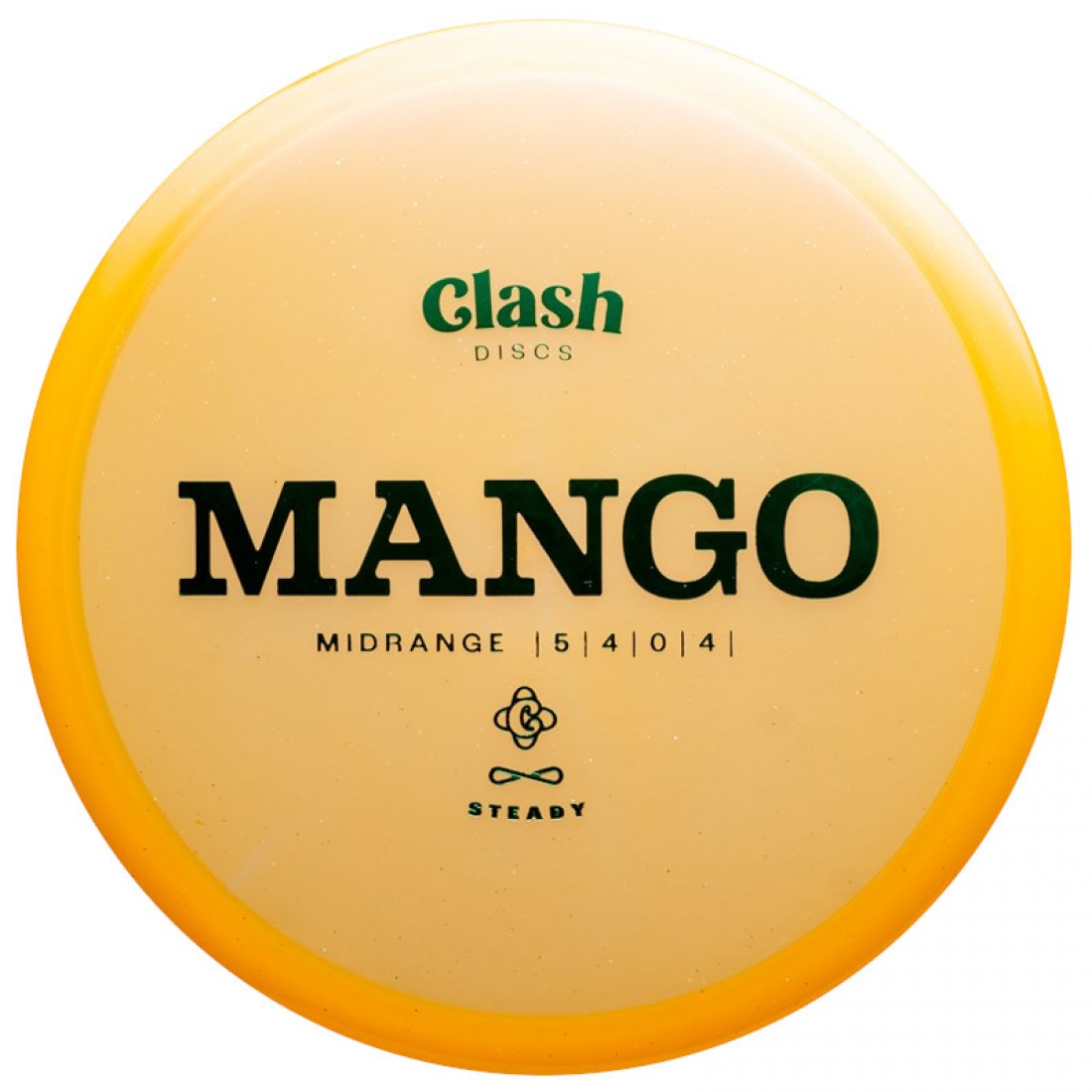 Clash Discs Steady Mango, Overstable mid range | Disc Golf Wholesale