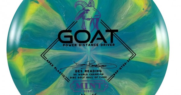 Mint Apex Swirl Goat, Mint Disc Golf Overstable Distance Driver | Disc ...